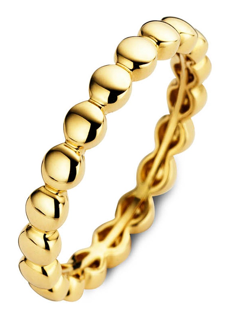 Diamond Point Ring Ensemble van 14 karaat geelgoud • Goud • de Bijenkorf