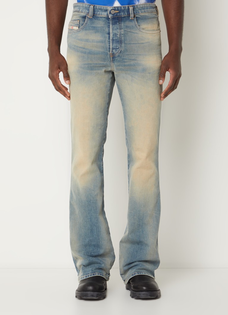 Diesel 1998 D-Buck bootcut jeans met verwassen afwerking • Indigo • de ...