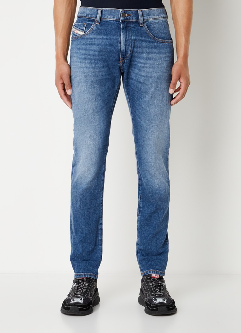 Diesel 2019 D-Strukt slim fit jeans met stretch • Indigo • de Bijenkorf