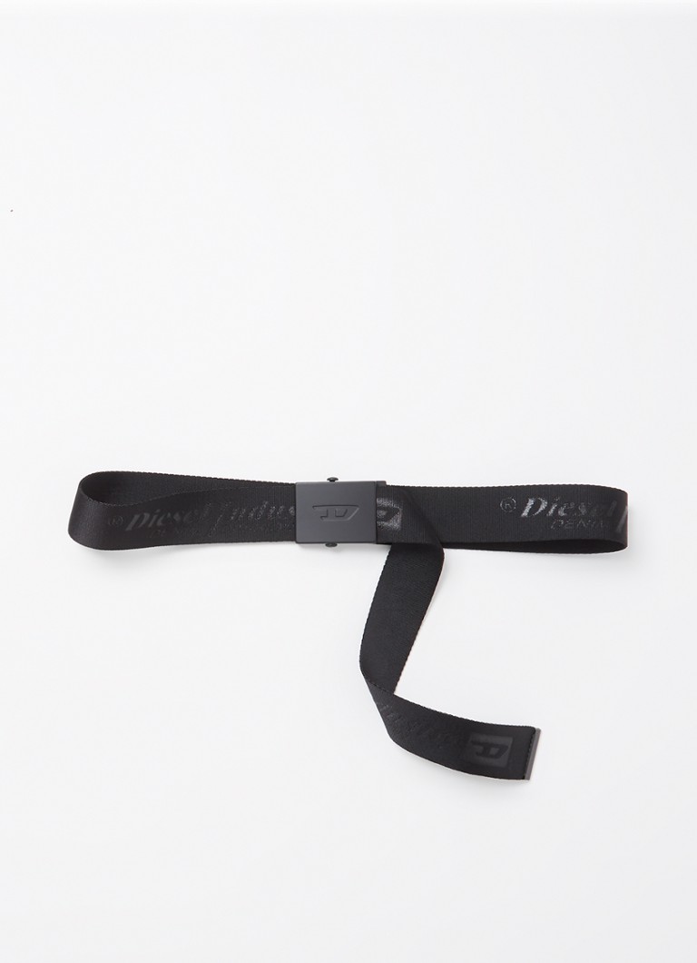 Diesel B-Diesel Ind-Tape riem met logo • Zwart • de Bijenkorf
