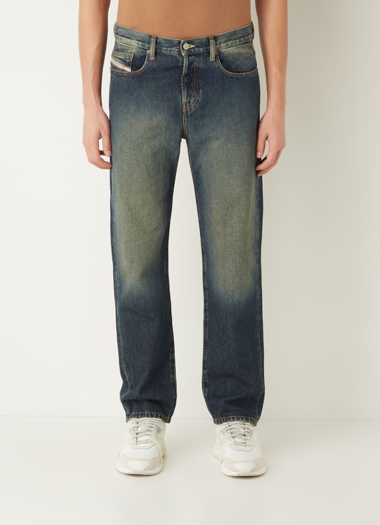 Diesel D-Viker regular fit jeans met medium wassing • Indigo • de Bijenkorf