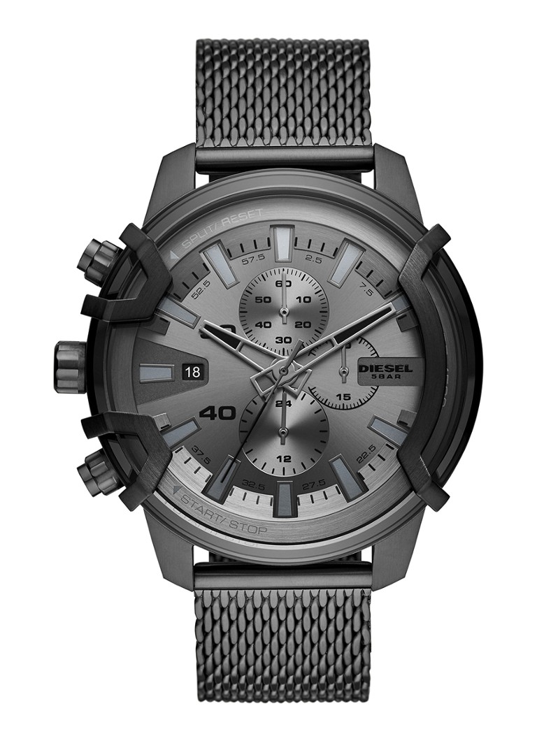 Diesel Griffed Horloge DZ4536 • Zwart • de Bijenkorf