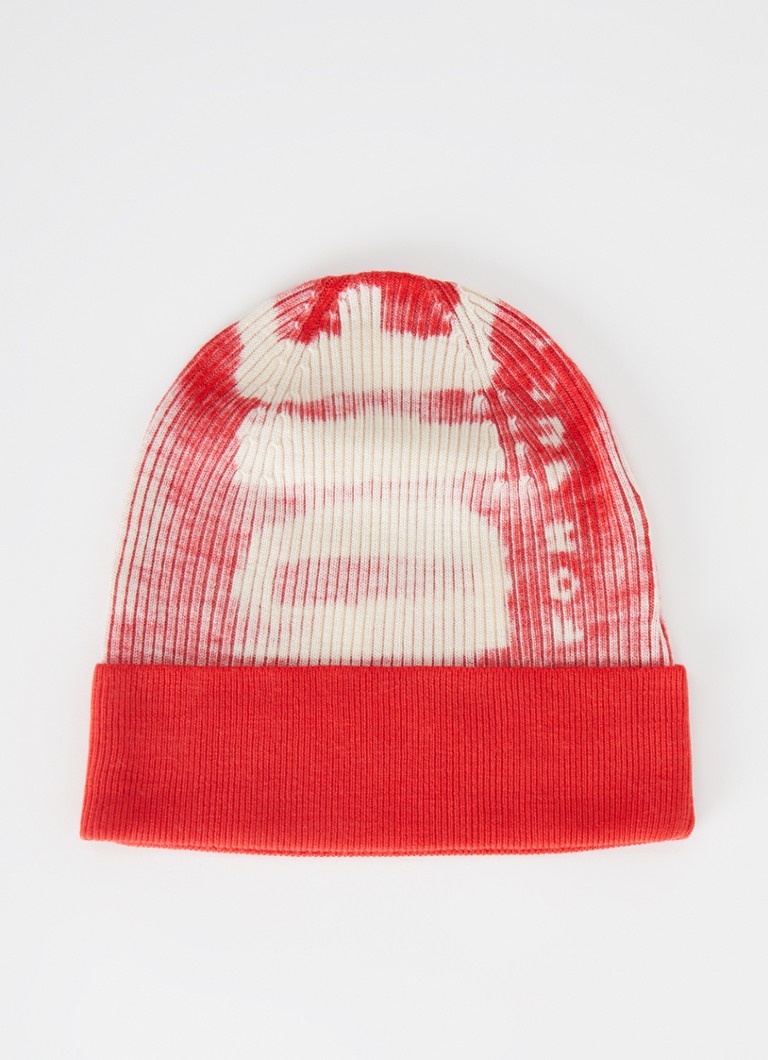 Diesel K-atullus muts van wol met logo • Rood • de Bijenkorf