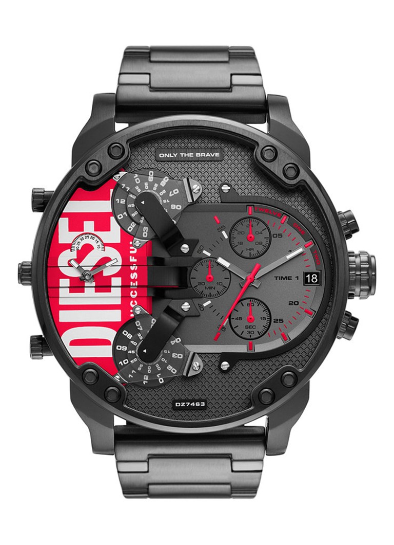 Diesel Mr. Daddy 2.0 horloge DZ7463 • Zwart • de Bijenkorf
