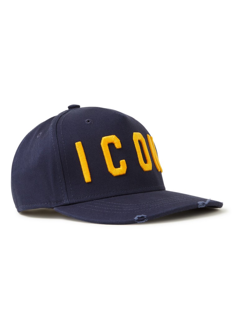 Dsquared2 Icon pet met logo • Blauw • de Bijenkorf