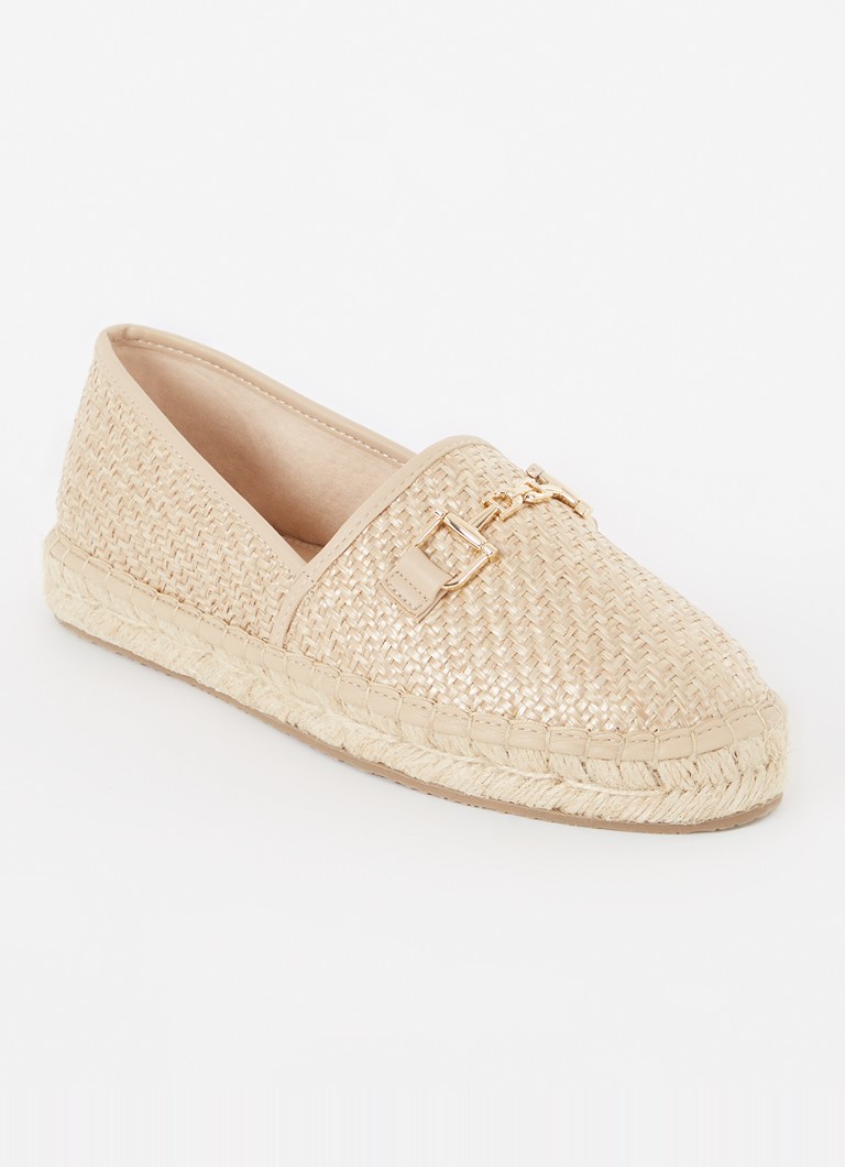 Dune London Gellato espadrille van denim • Naturel • de Bijenkorf