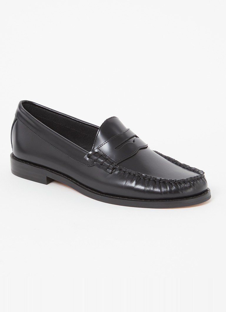 Dune London Ginnie-T loafer van leer • Zwart • de Bijenkorf