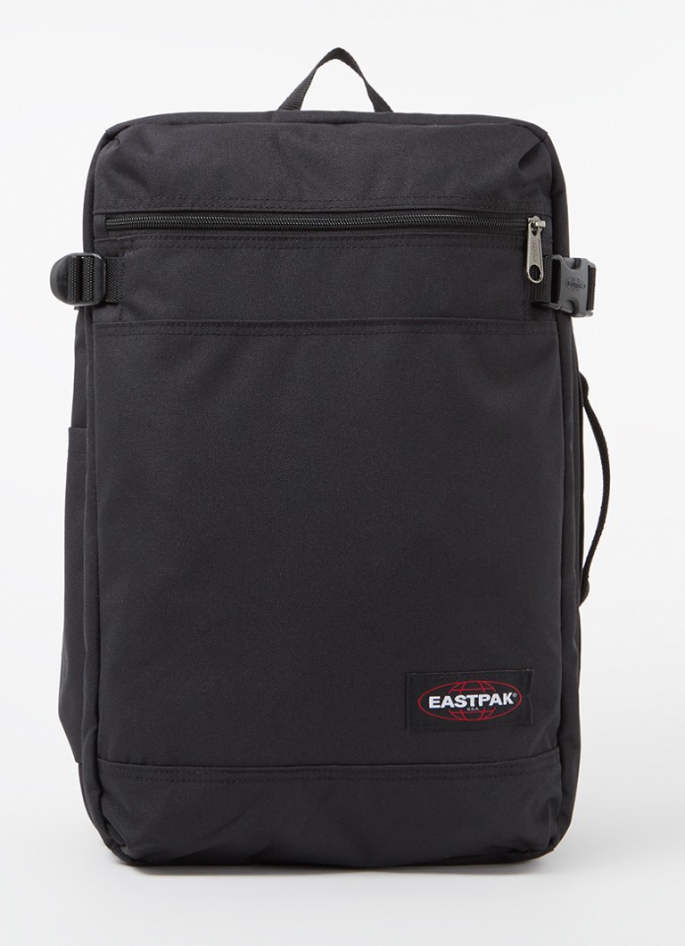 Eastpak Transit'R rugzak met logo en 16 inch laptopvak • Zwart • de ...
