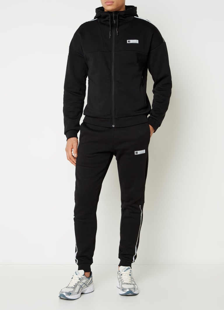 Emporio Armani Trainingspak met logo en capuchon • Zwart • de Bijenkorf