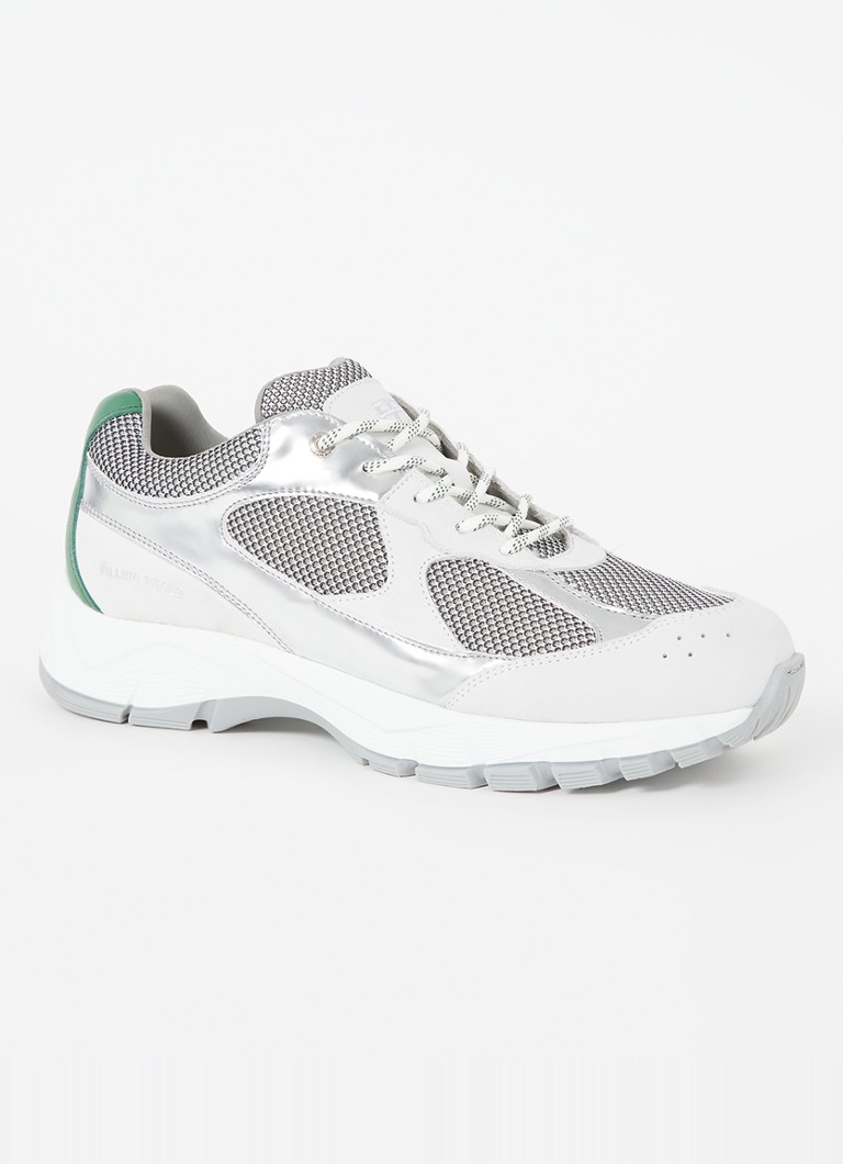 Filling Pieces Oryon Runner Isla sneaker van mesh met suède en leren ...