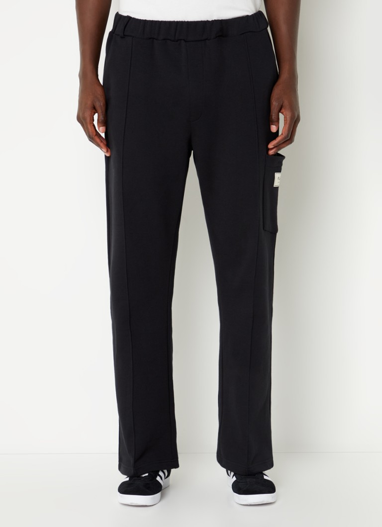 FLÂNEUR Atelier tapered fit pantalon met steekzakken • Zwart • de Bijenkorf