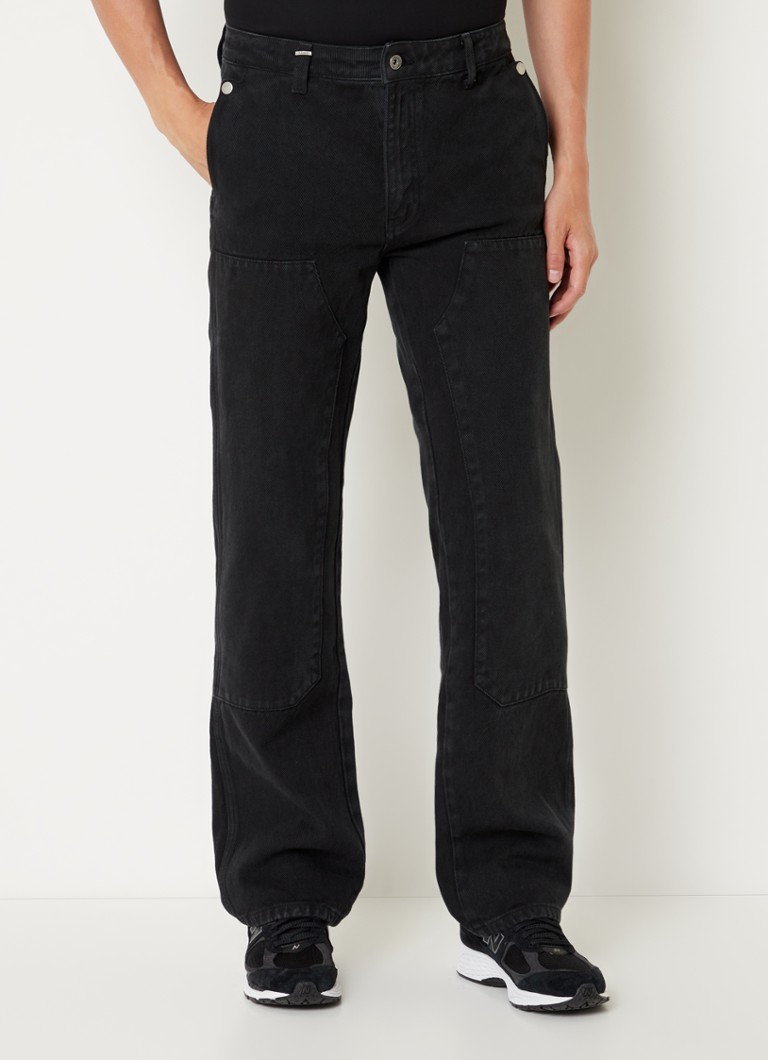 FLÂNEUR Carpenter straight leg jeans met gekleurde wassing en ...