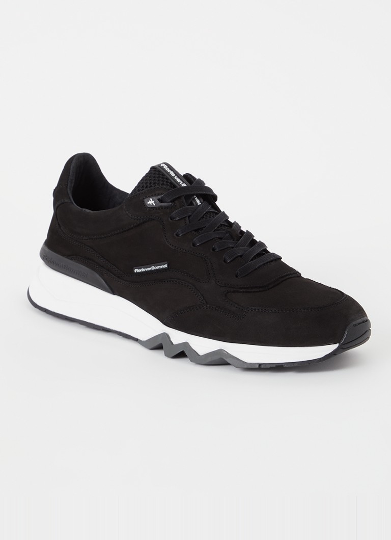Floris van Bommel De Zager 02.43 sneaker van nubuck • Zwart • de Bijenkorf