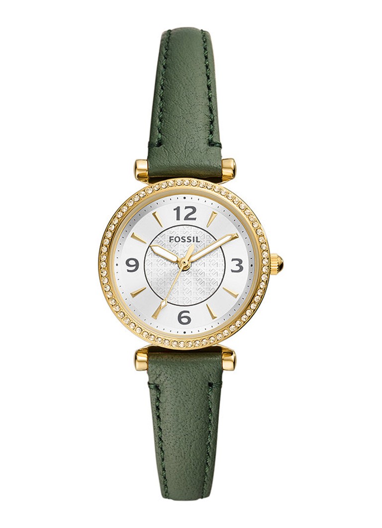 Fossil Carlie horloge ES5298 • Goud • de Bijenkorf