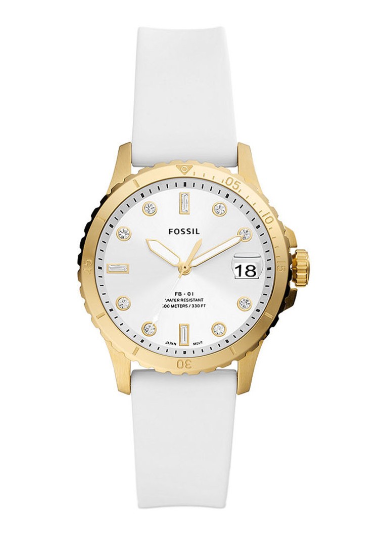 Fossil FB-01 horloge ES5286 • Goud • de Bijenkorf