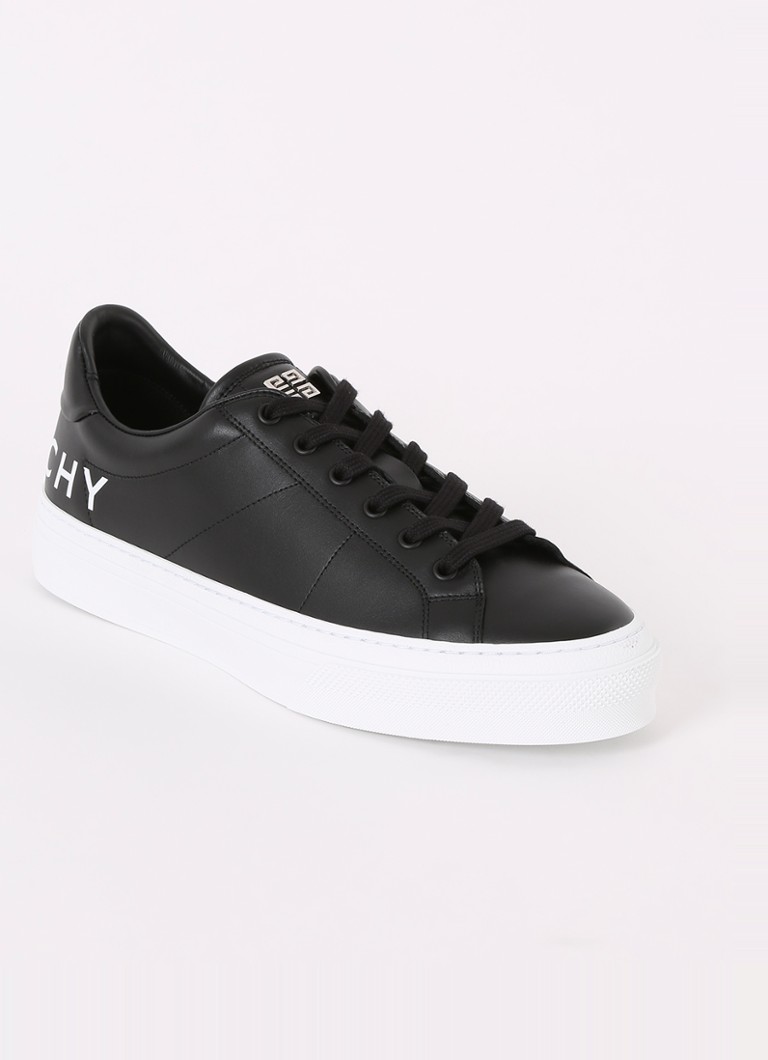 Givenchy City Sport sneaker van kalfsleer • Zwart • de Bijenkorf