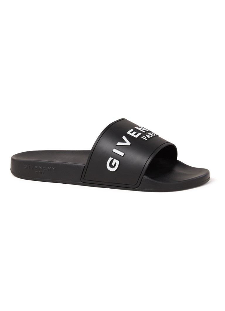 Givenchy Slipper met logo • Zwart • de Bijenkorf
