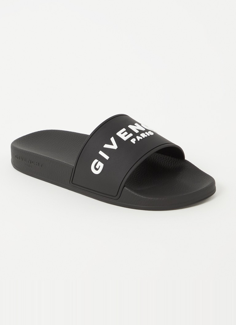 Givenchy Slipper met logo • Zwart • de Bijenkorf
