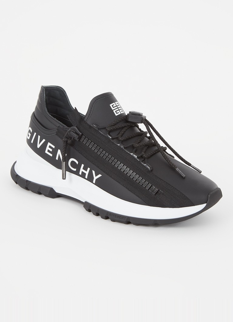 Givenchy Spectre Runner sneaker van kalfsleer met logo • Zwart • de ...