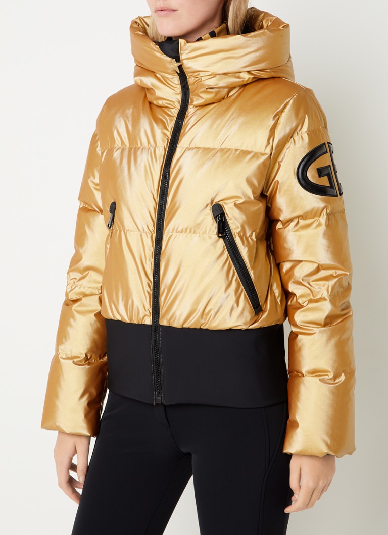 Goldbergh Bombardino gewatteerde ski-jas met donsvulling • Goud • de ...