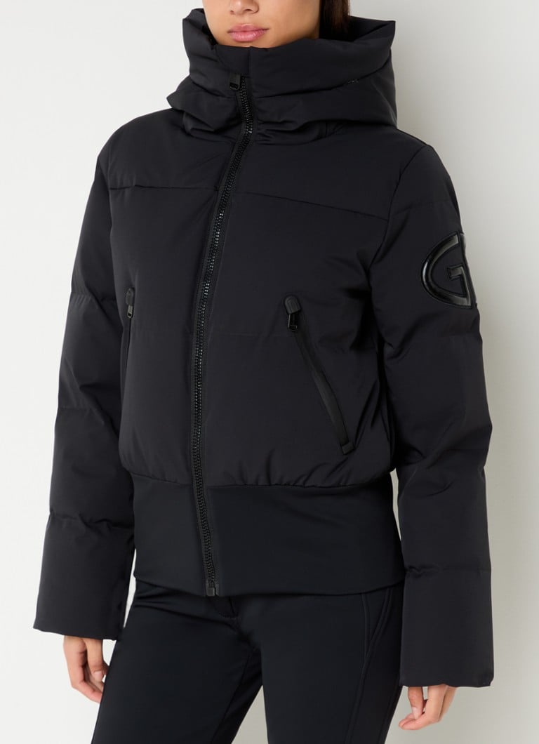 Goldbergh Village ski-jas met donsvulling en capuchon • Zwart • de Bijenkorf