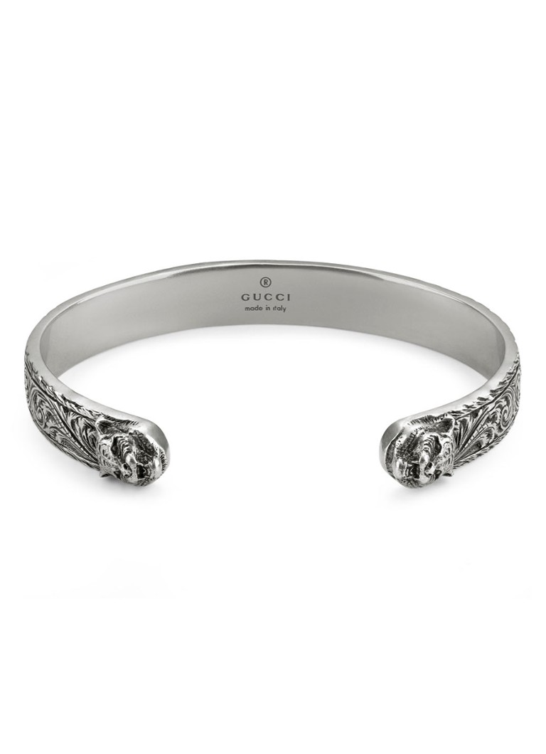 Gucci Feline Head bangle van zilver • Zilver • de Bijenkorf