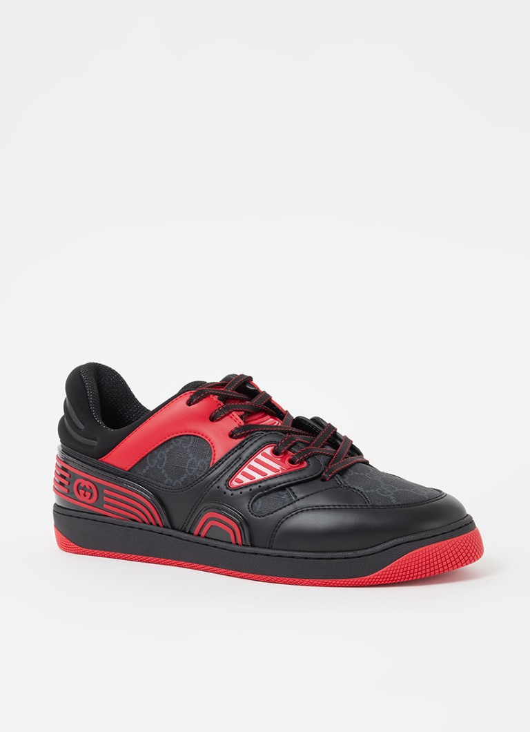 Gucci Sneaker met logoprint • Zwart • de Bijenkorf