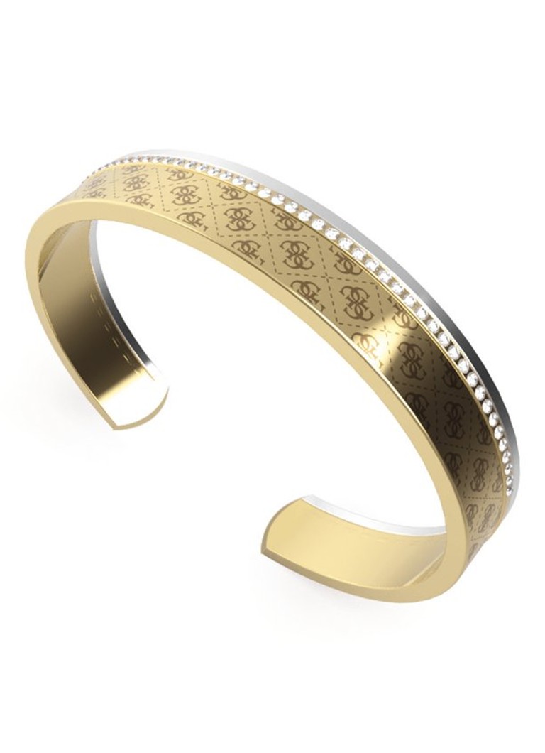 GUESS Bangle met kristal JUBB01164JWRHYGS • Goud • de Bijenkorf