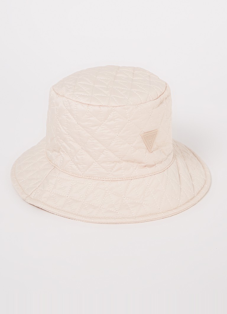 GUESS Bucket hoed met quilt patroon • Lichtroze • de Bijenkorf
