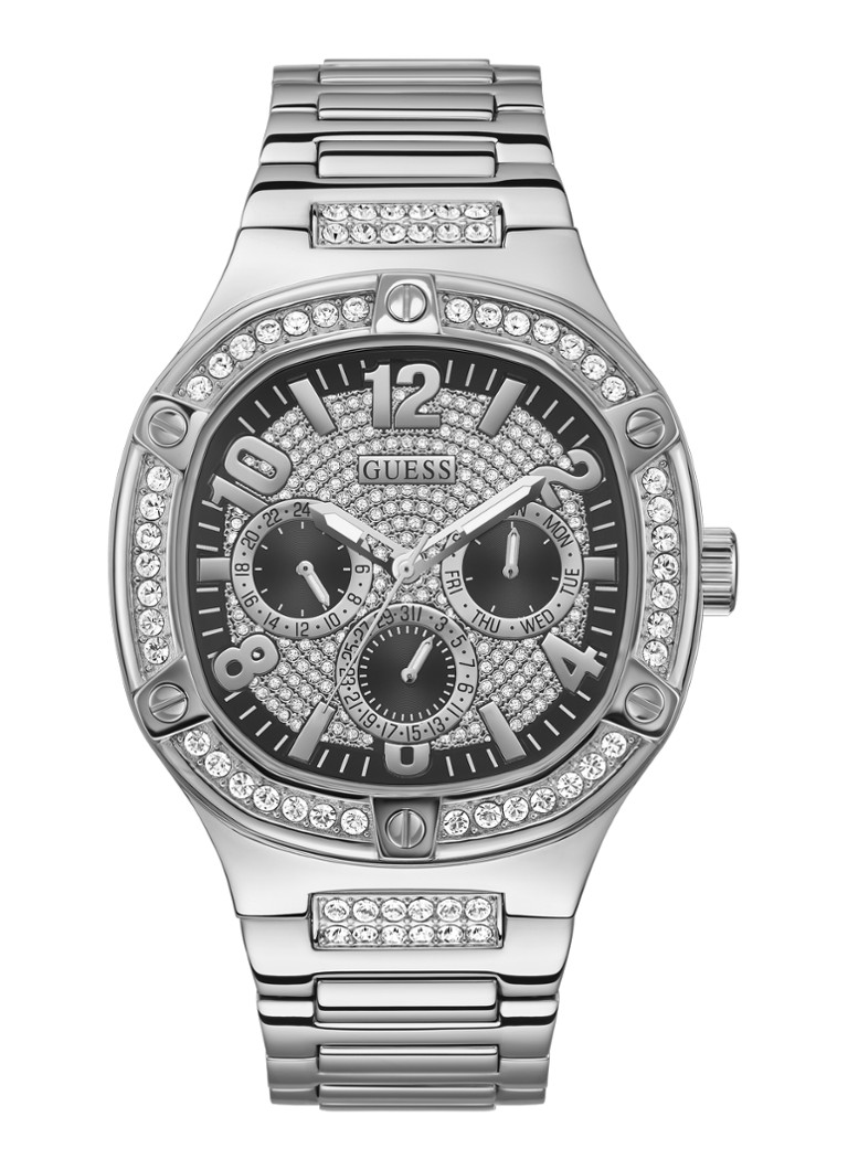 GUESS Duke horloge GW0576G1 • Zilver • de Bijenkorf
