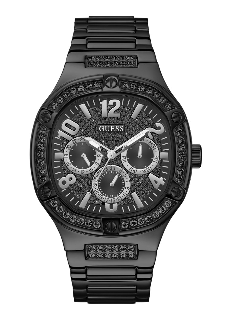 GUESS Duke horloge GW0576G3 • Zwart • de Bijenkorf
