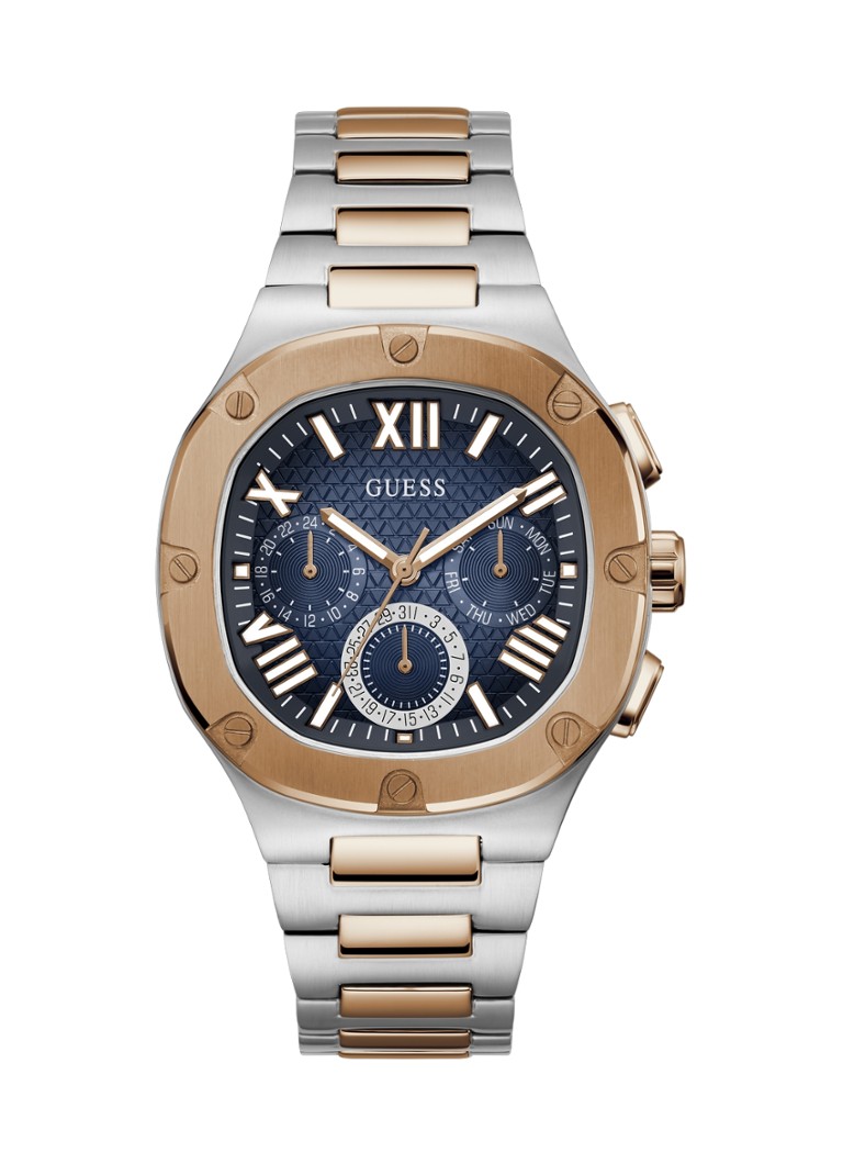 GUESS Headline horloge GW0572G4 • Zilver • de Bijenkorf