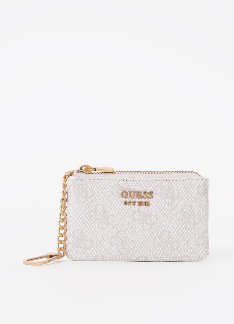 GUESS Portemonnee met logoprint • Lichtgrijs • de Bijenkorf
