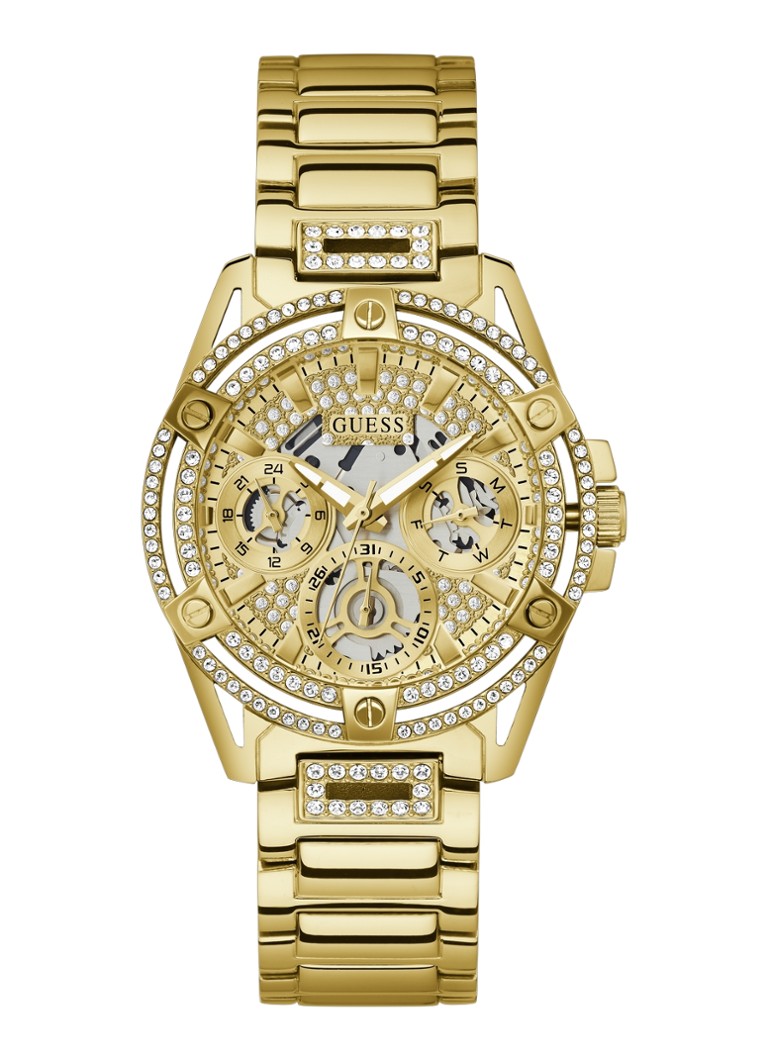 GUESS Queen horloge GW0464L2 • Goud • de Bijenkorf