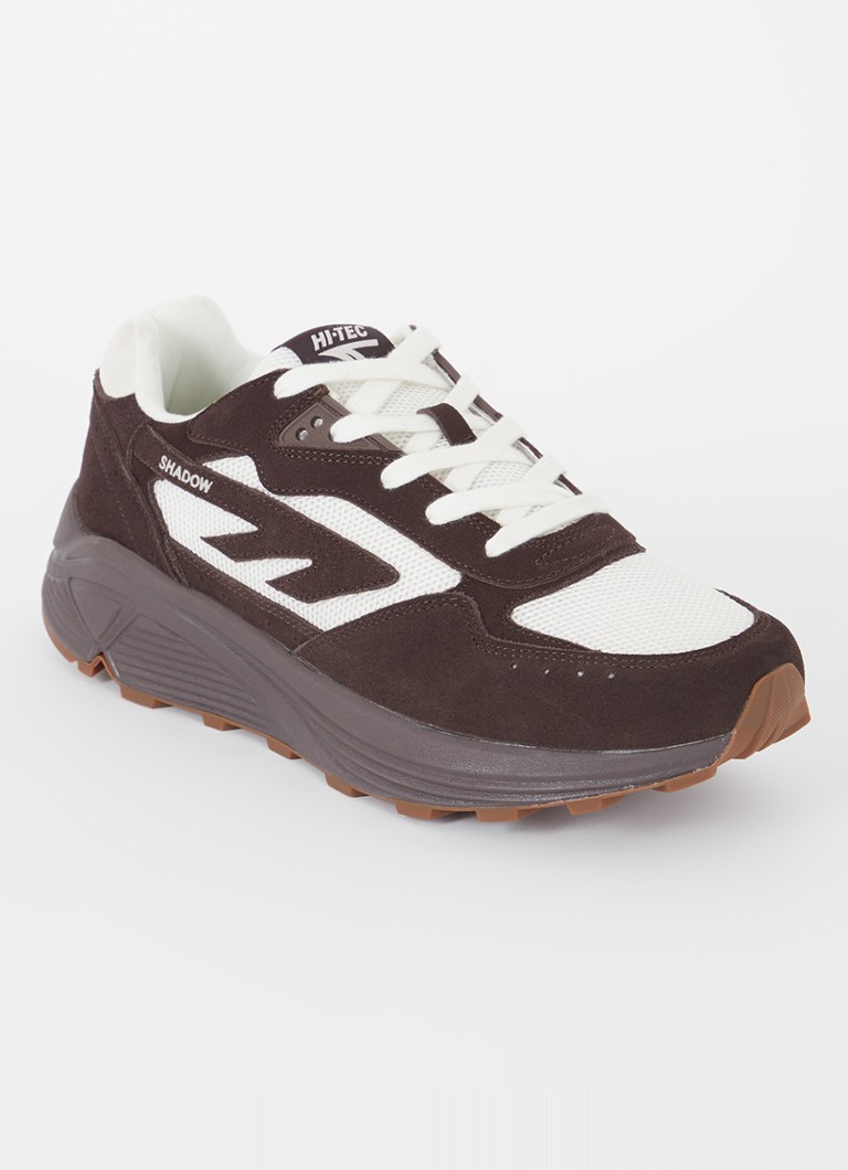 Hi-Tec HTS Shadow RGS sneaker met suède en mesh details • Donkerbruin ...