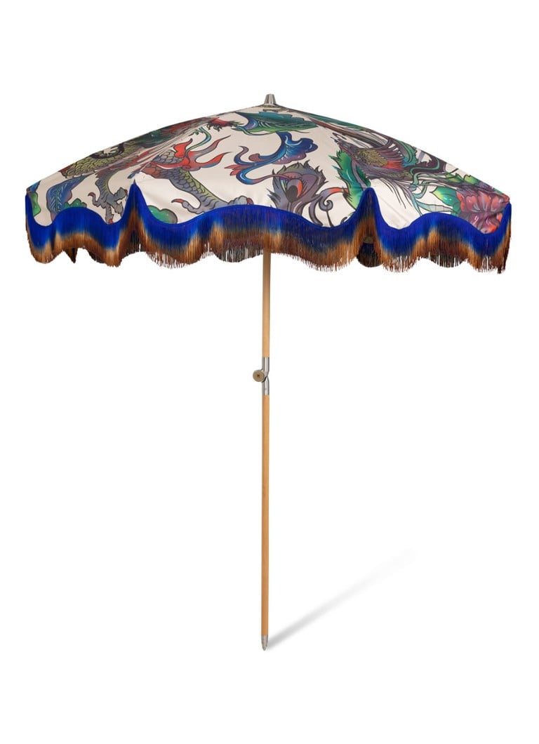 HKliving Traditional Blend strand parasol 200 cm • Multicolor • de ...