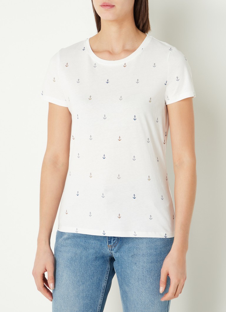 Hobbs Pixie T-shirt met print • Wit • de Bijenkorf