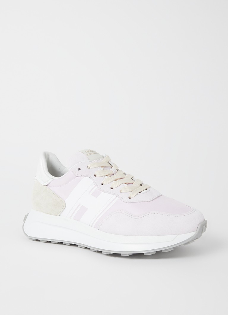 Hogan H641 sneaker van suède • Lila • de Bijenkorf