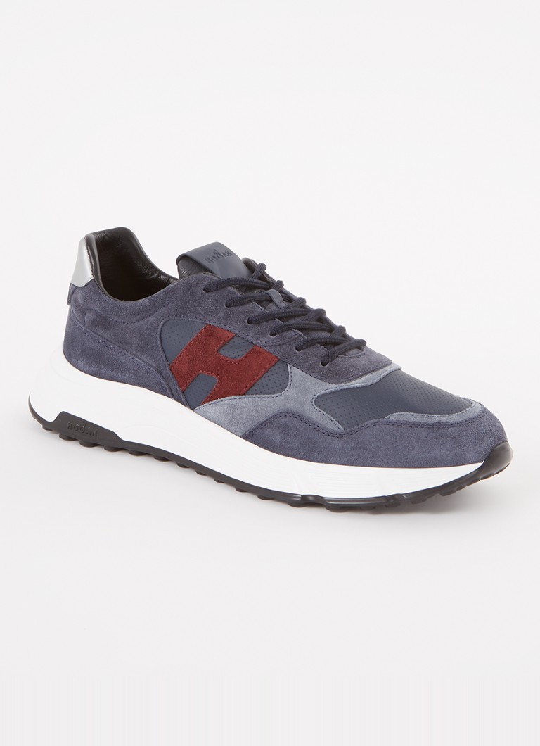 Hogan Hyperlight sneaker van leer • Indigo • de Bijenkorf