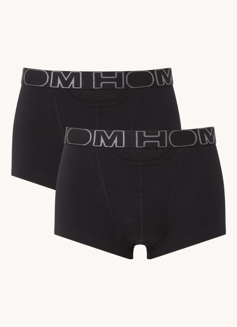 Hom Boxerlines Boxer Brief HO1 - 2P • Zwart • de Bijenkorf