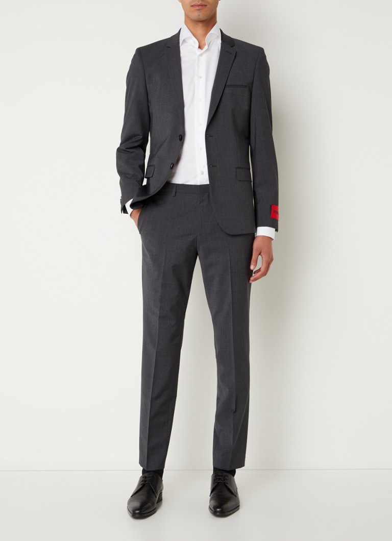 HUGO BOSS Arti/Hesten extra slim fit 2-delig pak in wolblend met ...