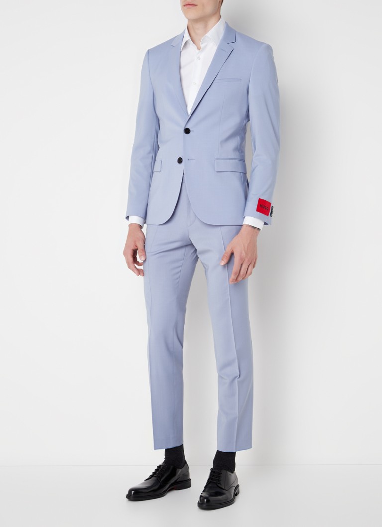 HUGO BOSS Arti/Hesten slim fit 2-delig pak in scheerwolblend ...