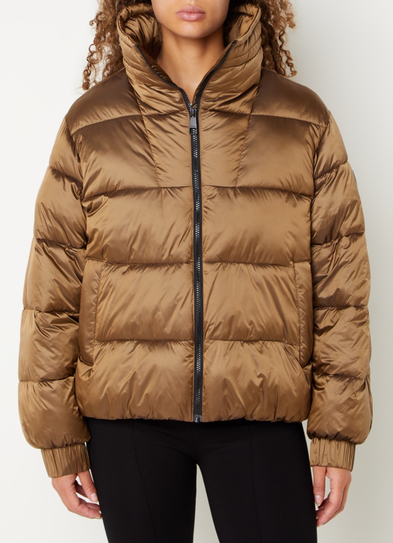 HUGO BOSS C_Padina puffer jack met steekzakken • Brons • de Bijenkorf