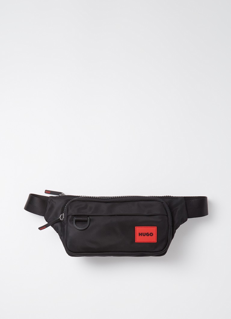 HUGO BOSS Ethon heuptas met logo • Zwart • de Bijenkorf