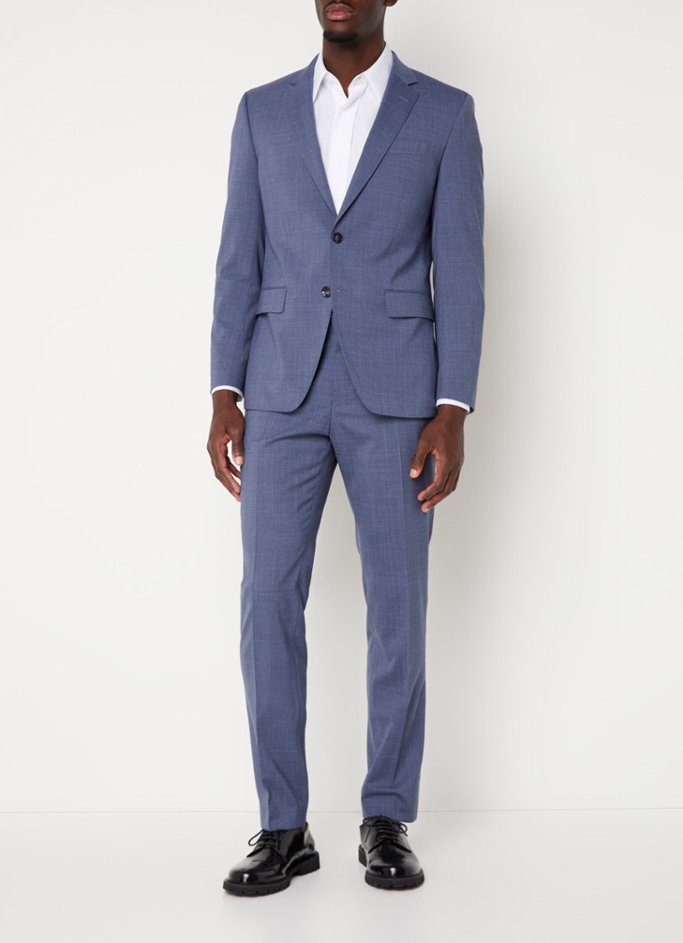 HUGO BOSS H-Huge slim fit 2-delig pak in wolblend • Donkerblauw • de ...