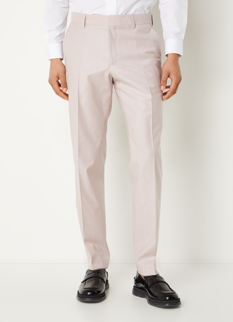 HUGO BOSS H-Huge slim fit 3-delig pak in scheerwolblend • Oudroze • de ...
