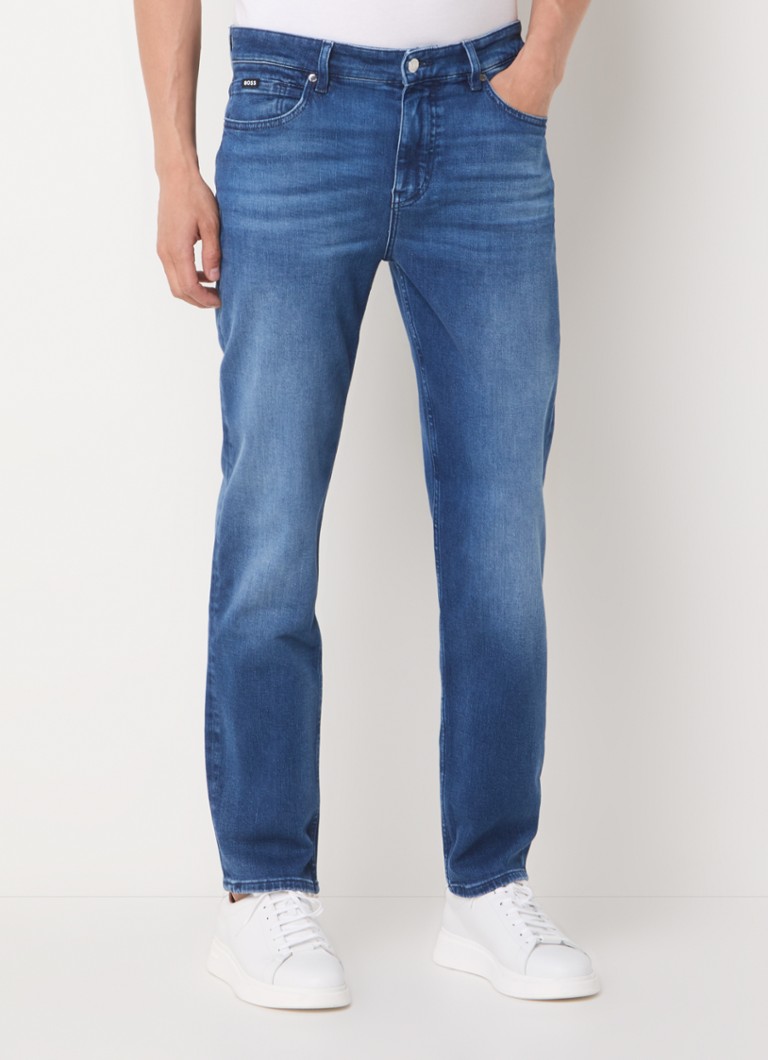 HUGO BOSS H-Re.Maine regular fit jeans met medium wassing • Indigo • de ...