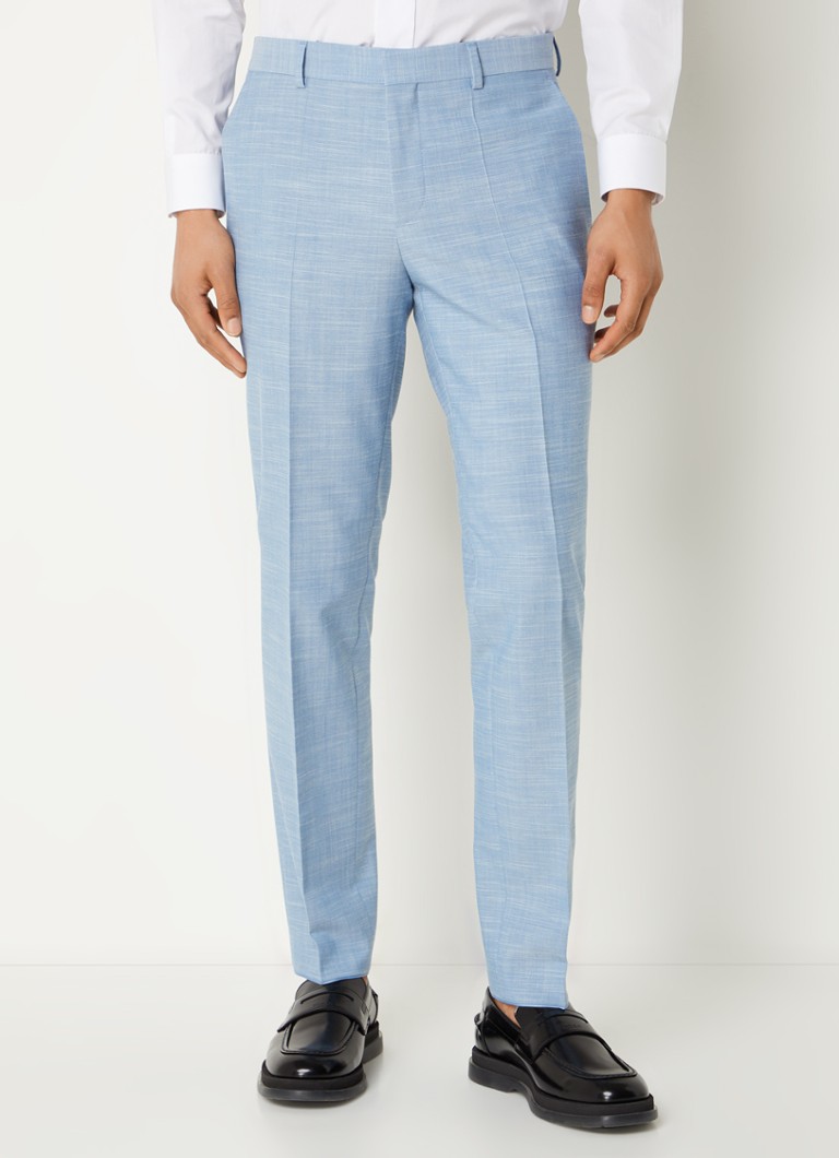 HUGO BOSS Henry Getlin slim fit 2-delig pak in scheerwolblend met ...