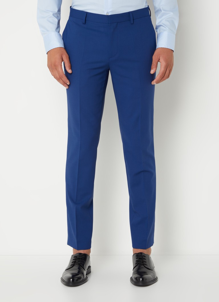 HUGO BOSS Henry/Getlin slim fit 2-delig pak in scheerwolblend ...