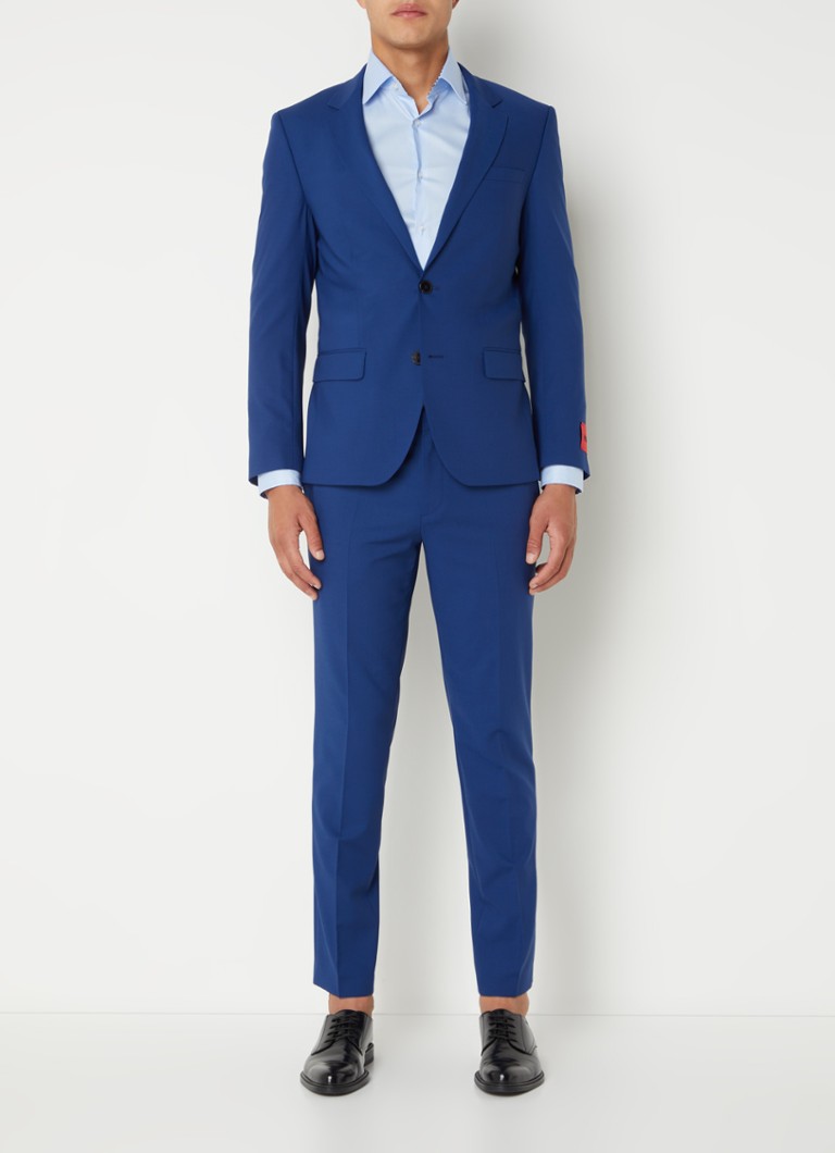 HUGO BOSS Henry/Getlin slim fit 2-delig pak in scheerwolblend ...